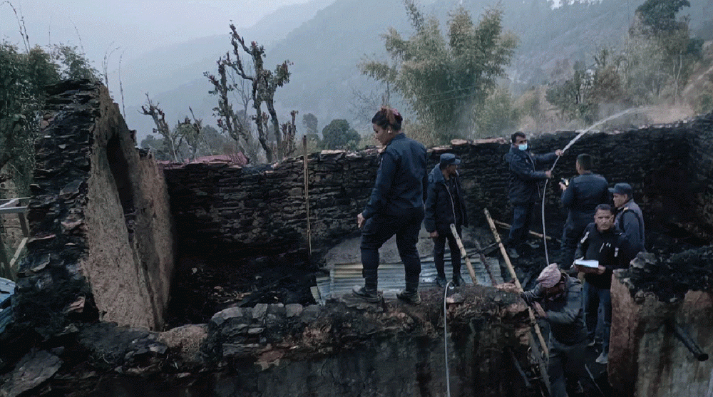 Two children die as fire engulfs house in Panchthar