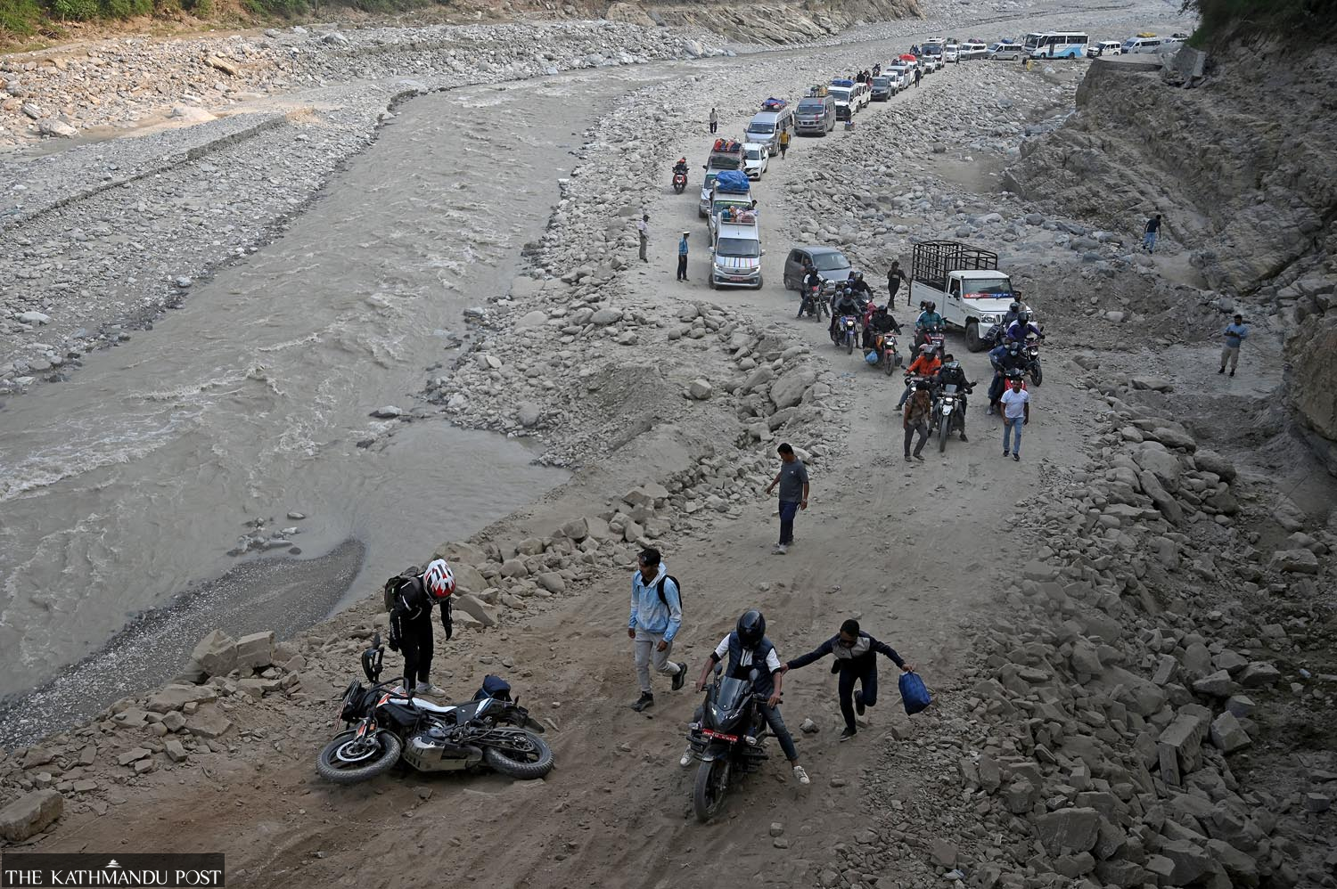 Flood-hit local units warily hope vital services will be fixed by Oli’s deadline