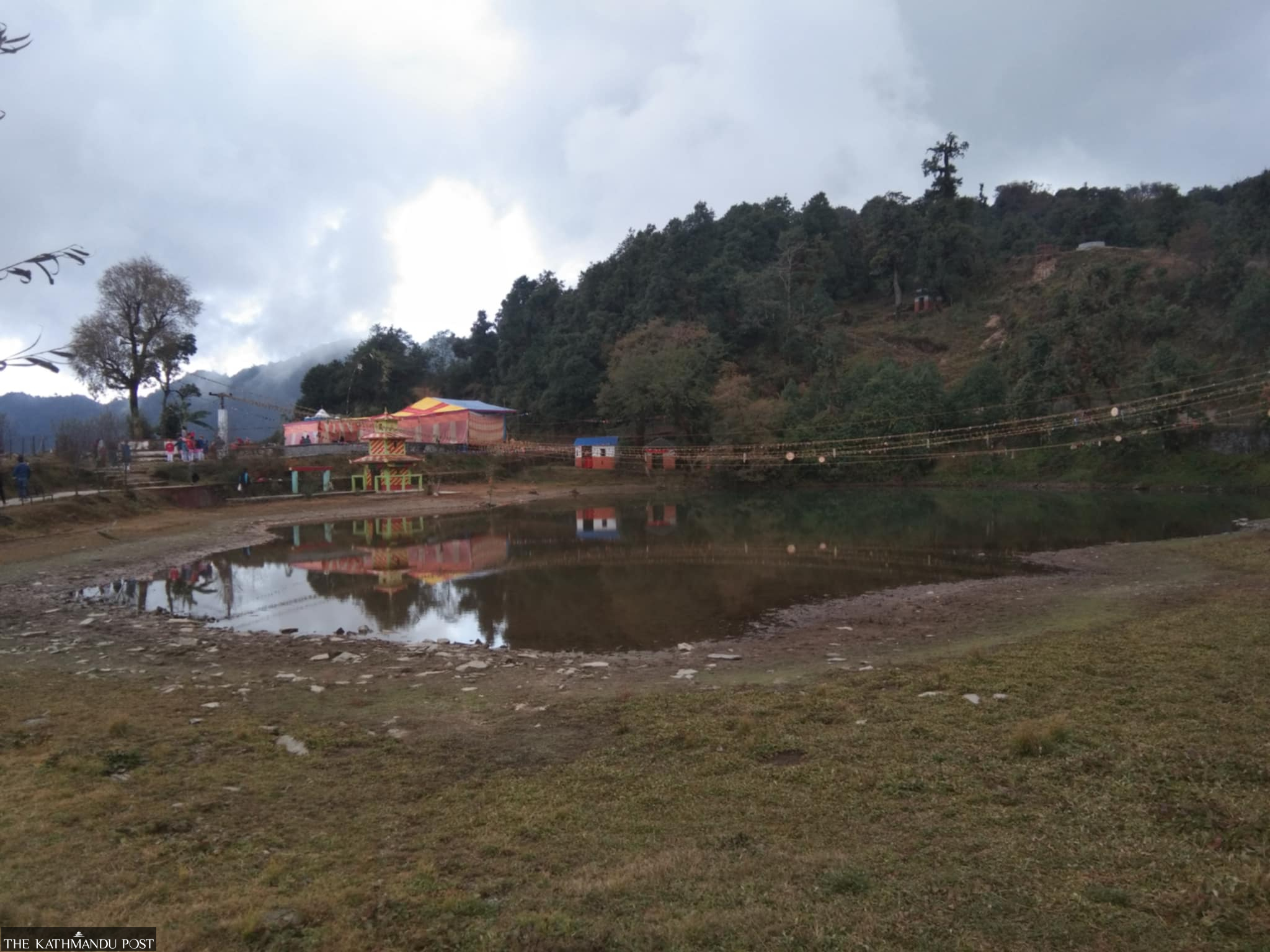 Baglung’s scenic Gajadaha pond is shrinking