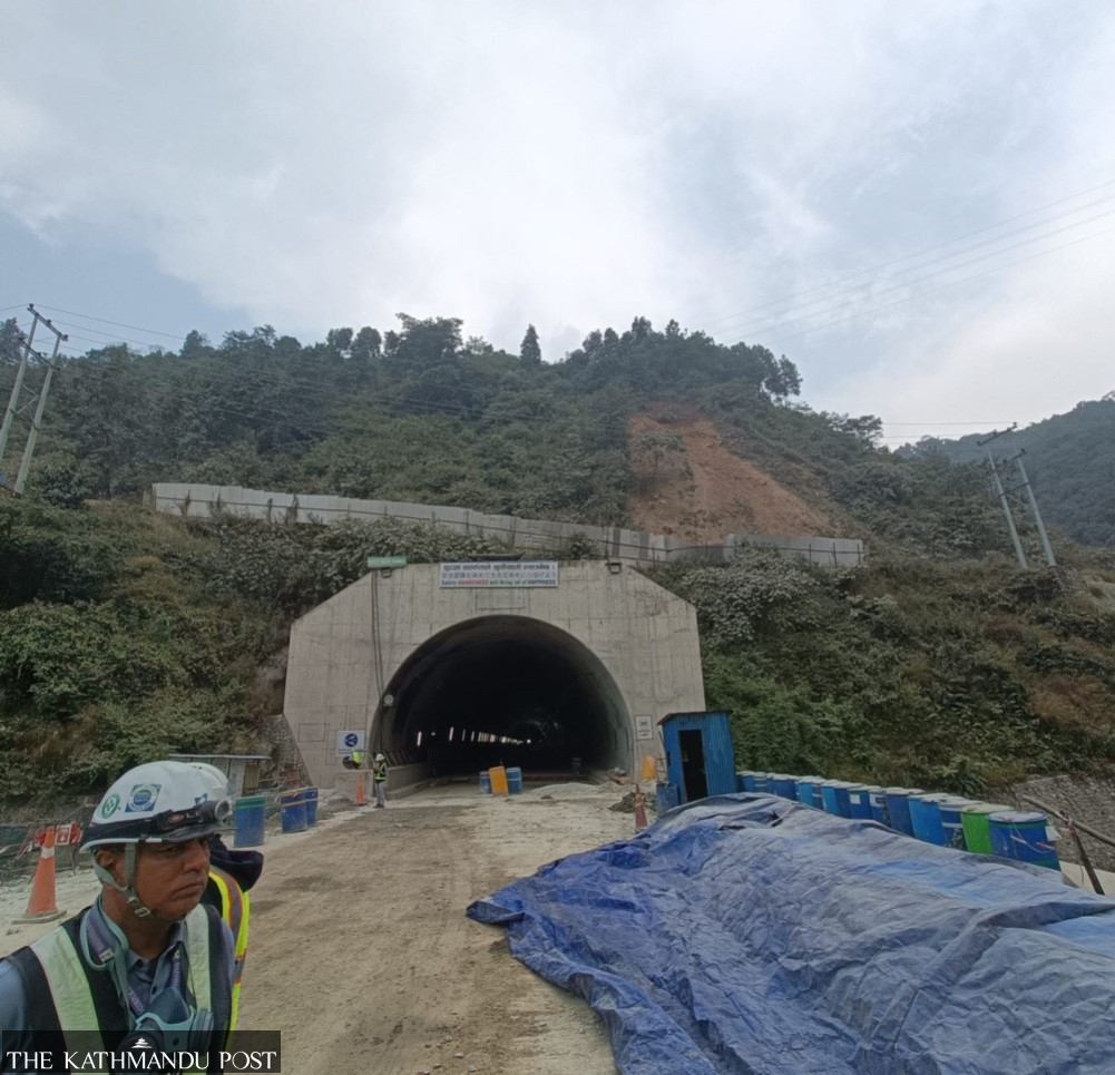 Nagdhunga-Sisnekhola tunnel nears completion with over 80 percent ...