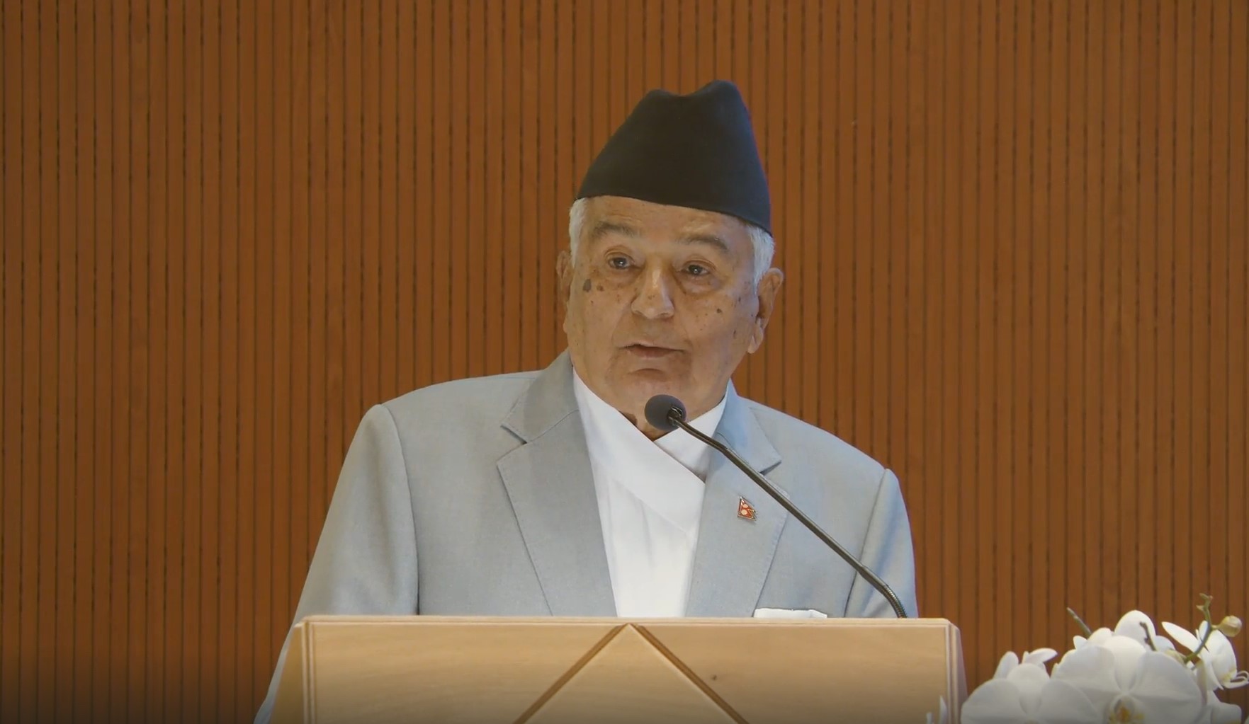 Paudel’s call draws international attention to climate change ...