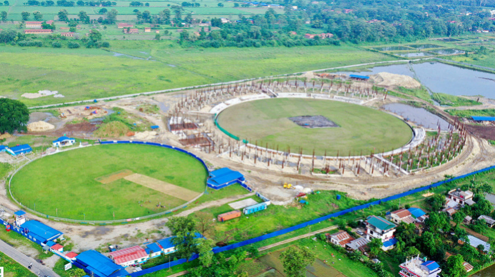 Construction of Gautam Buddha Int’l Cricket Stadium continues in two shifts