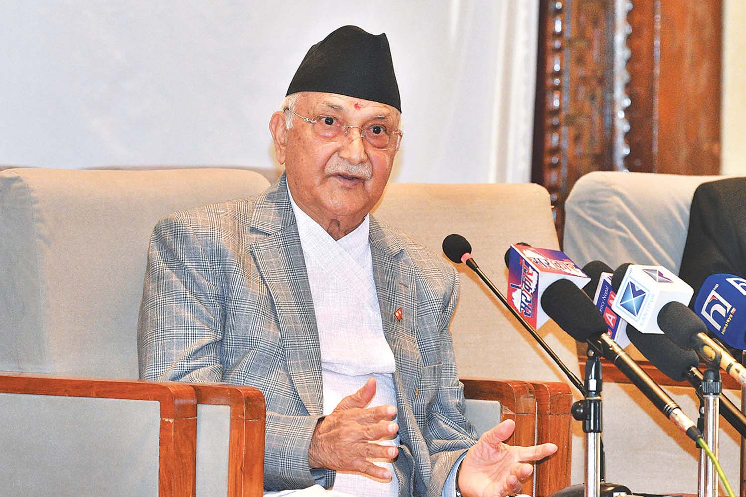 Ruling party chief Oli again vents ire at budget