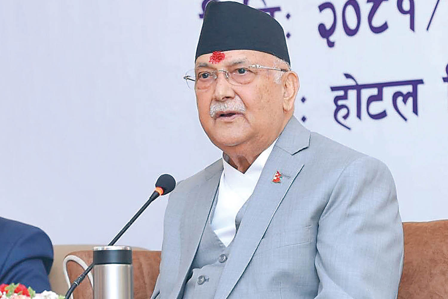 Oli says no to factionalism in UML