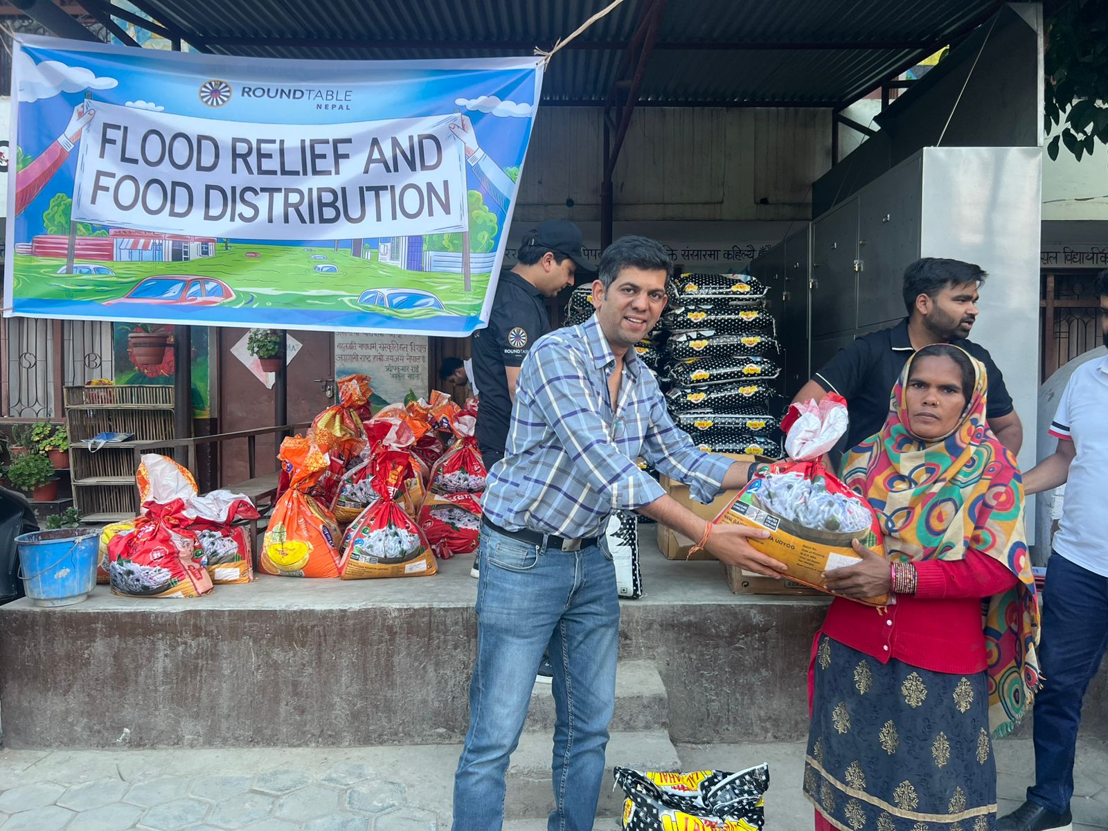 Round Table Nepal distributes relief materials to over 3,000 flood ...