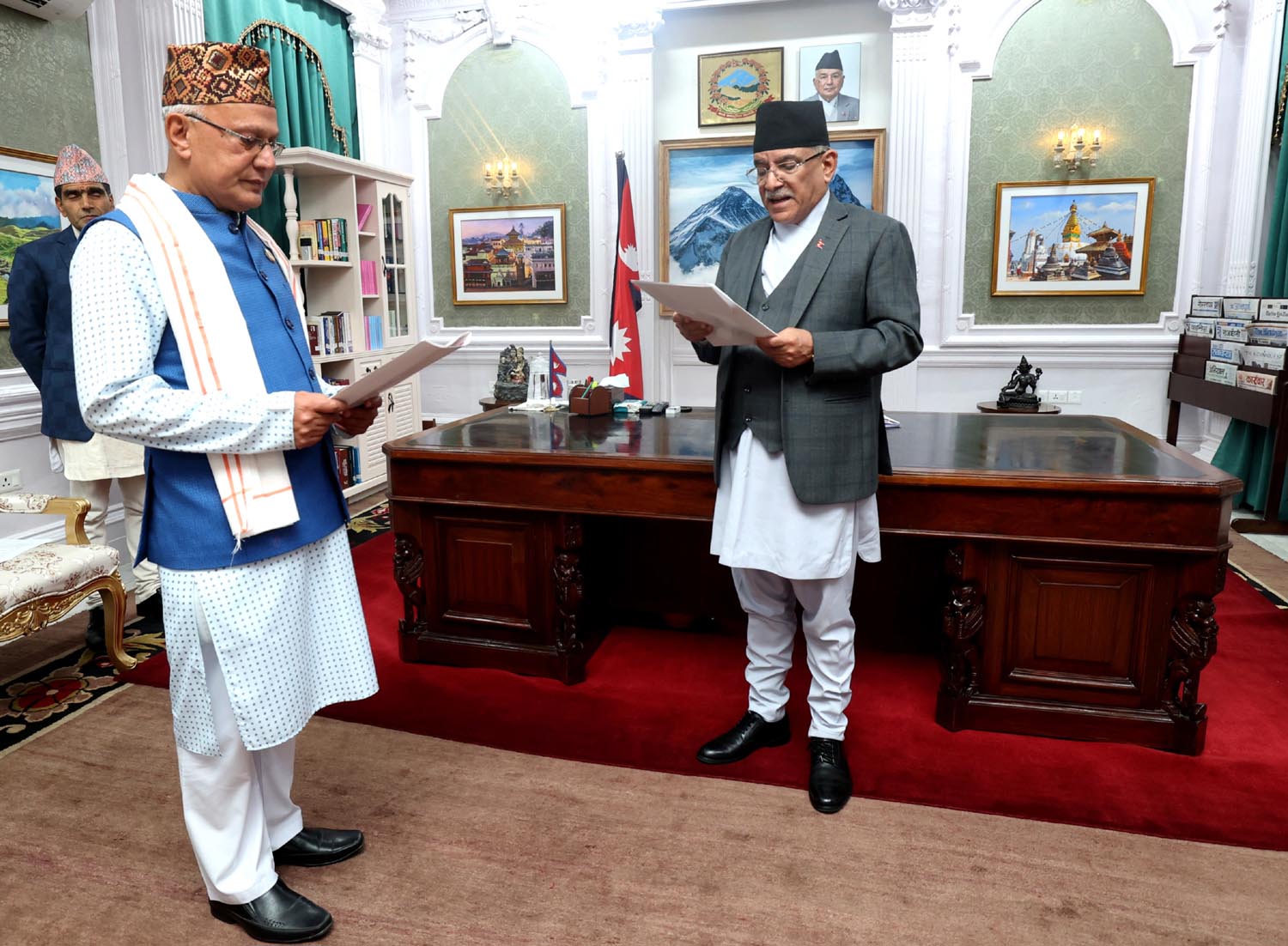 Deepak Karki sworn in as state minister