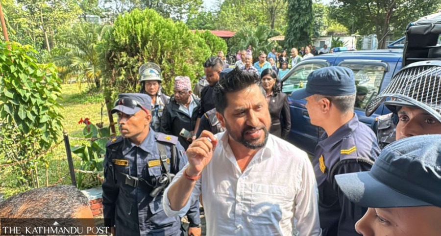 Rabi Lamichhane presented before Kaski court for remand extension