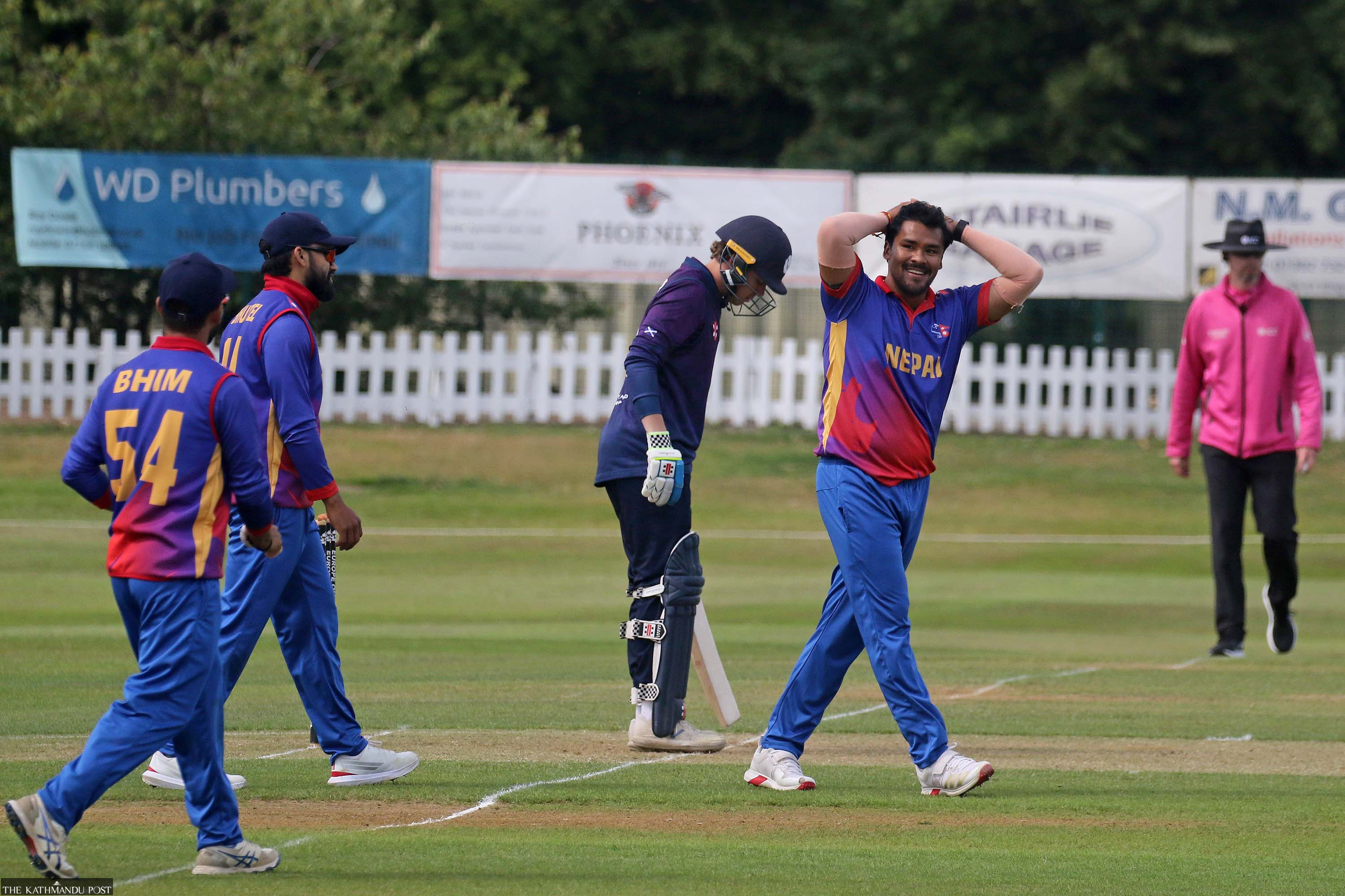 Scotland set Nepal huge run target after Berrington century at Forthill