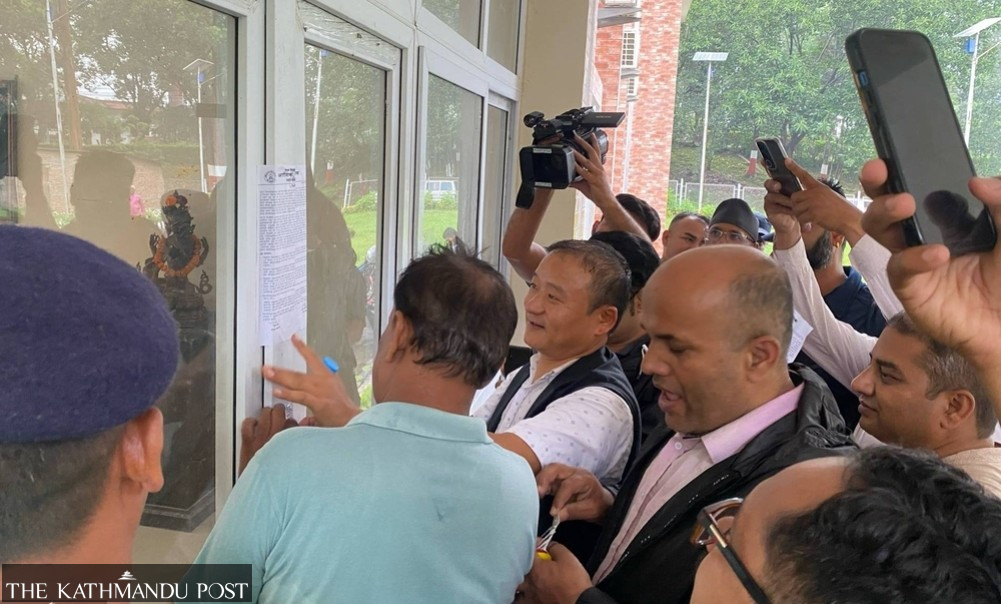 Part-time lecturers lock down TU offices in protest against fast-track ...