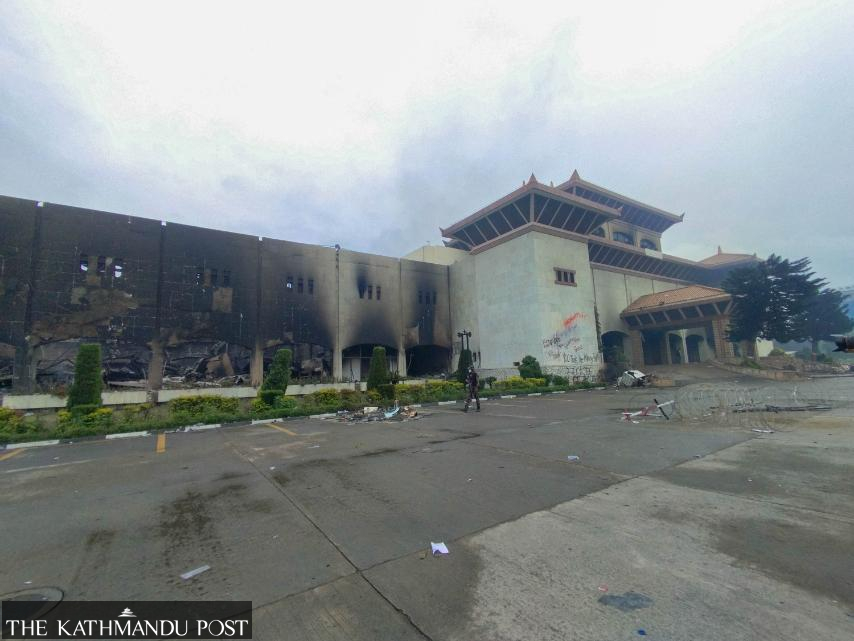 Urban department, engineers assessing burnt buildings