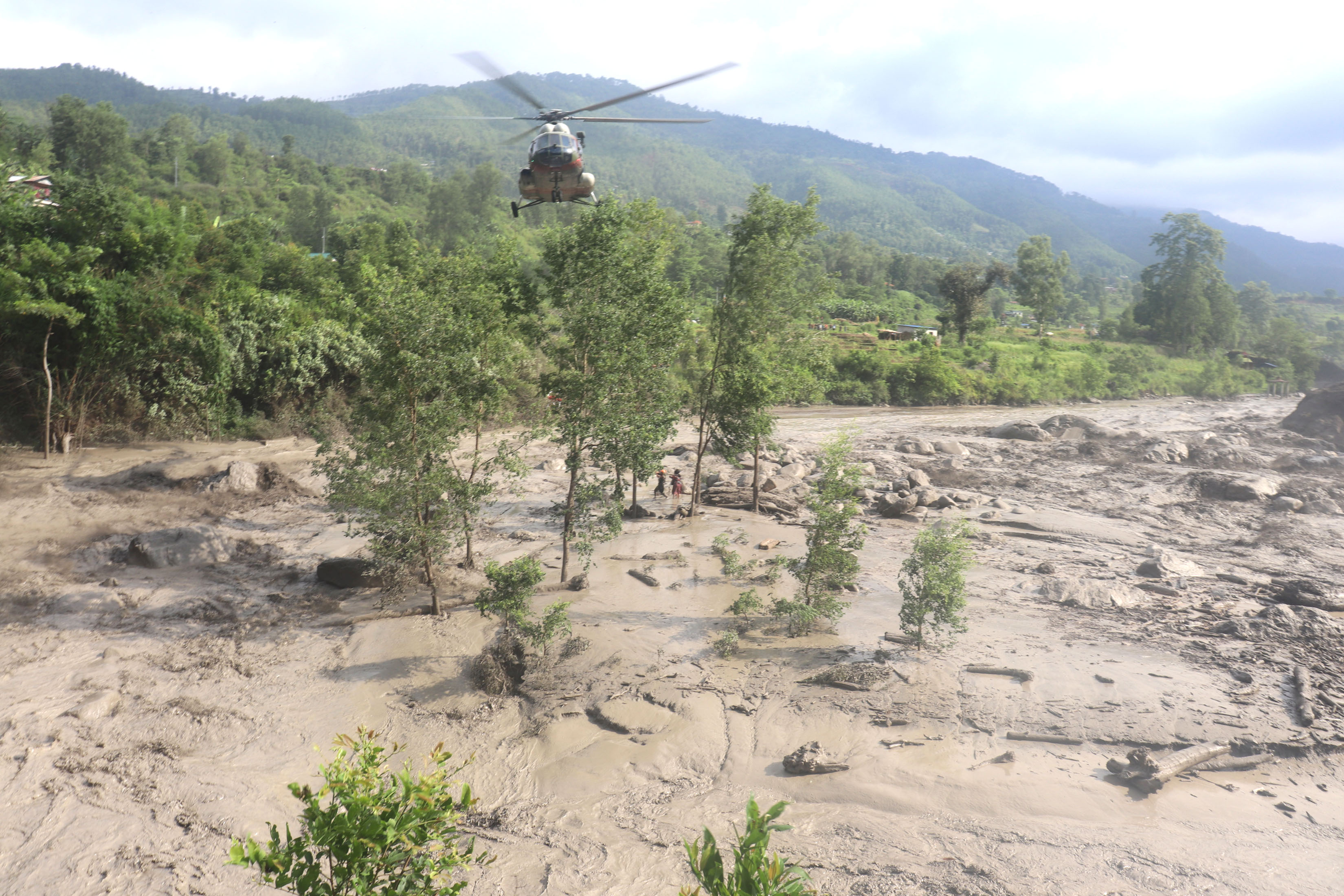 Search continues for 19 missing after Rasuwa flood, nine confirmed dead