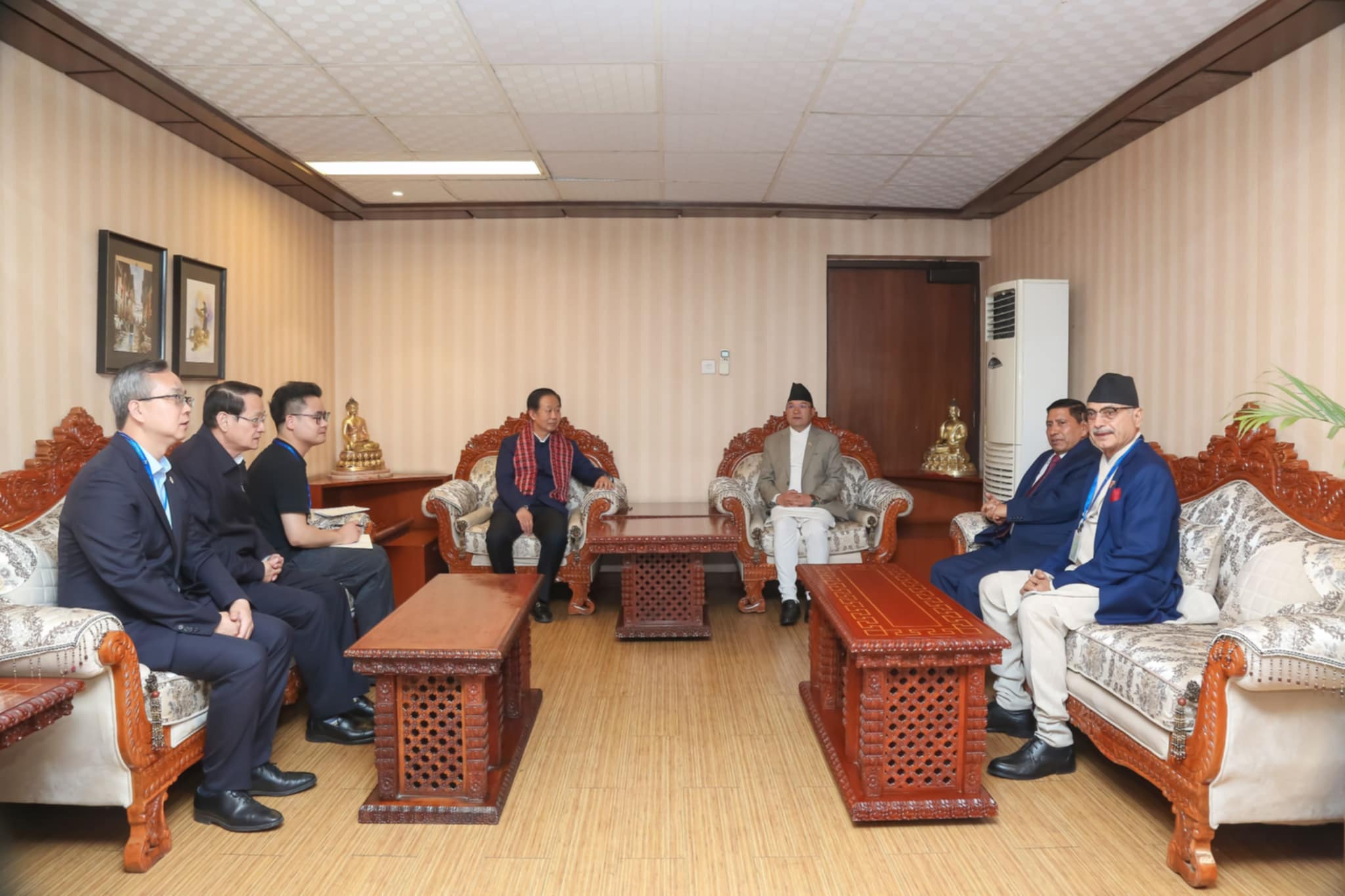 Chinese delegation arrives in Nepal