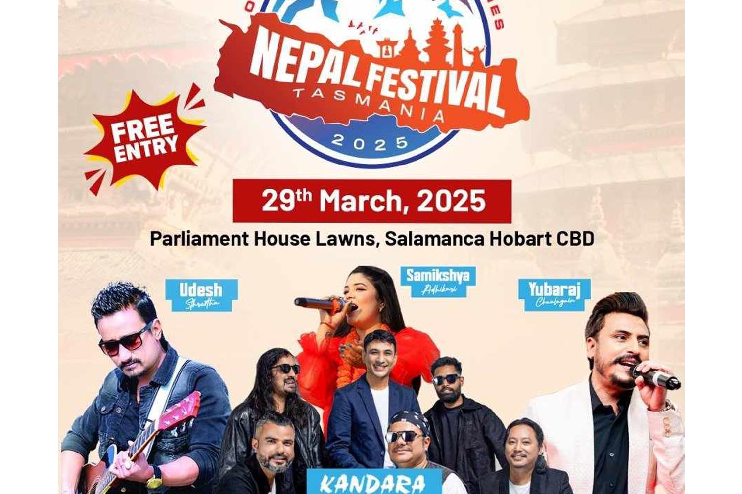 Nepal festival Tasmania 2025 set for March 29