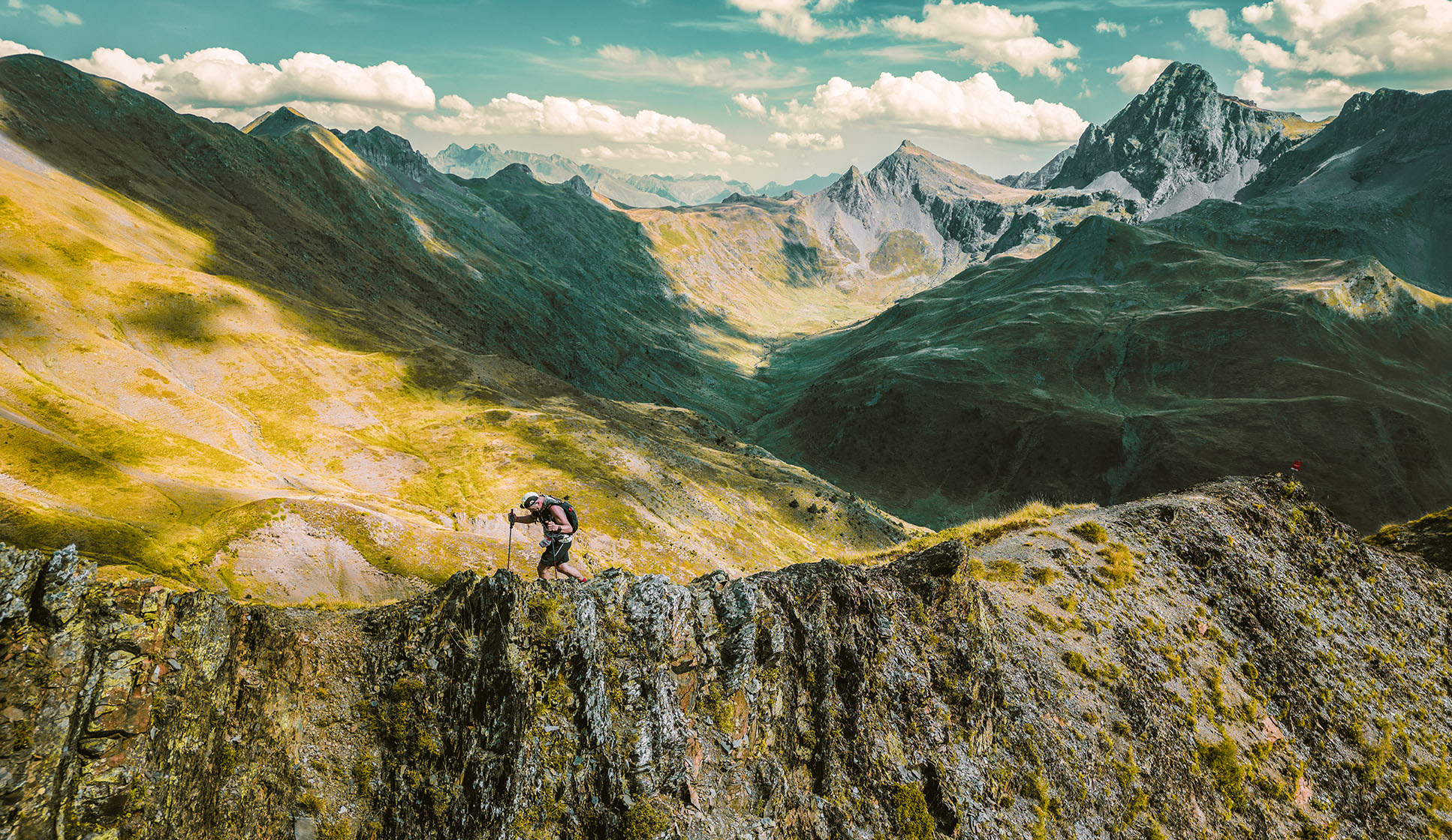 Four Nepali runners competing in 82K long trail in WMTRC2025