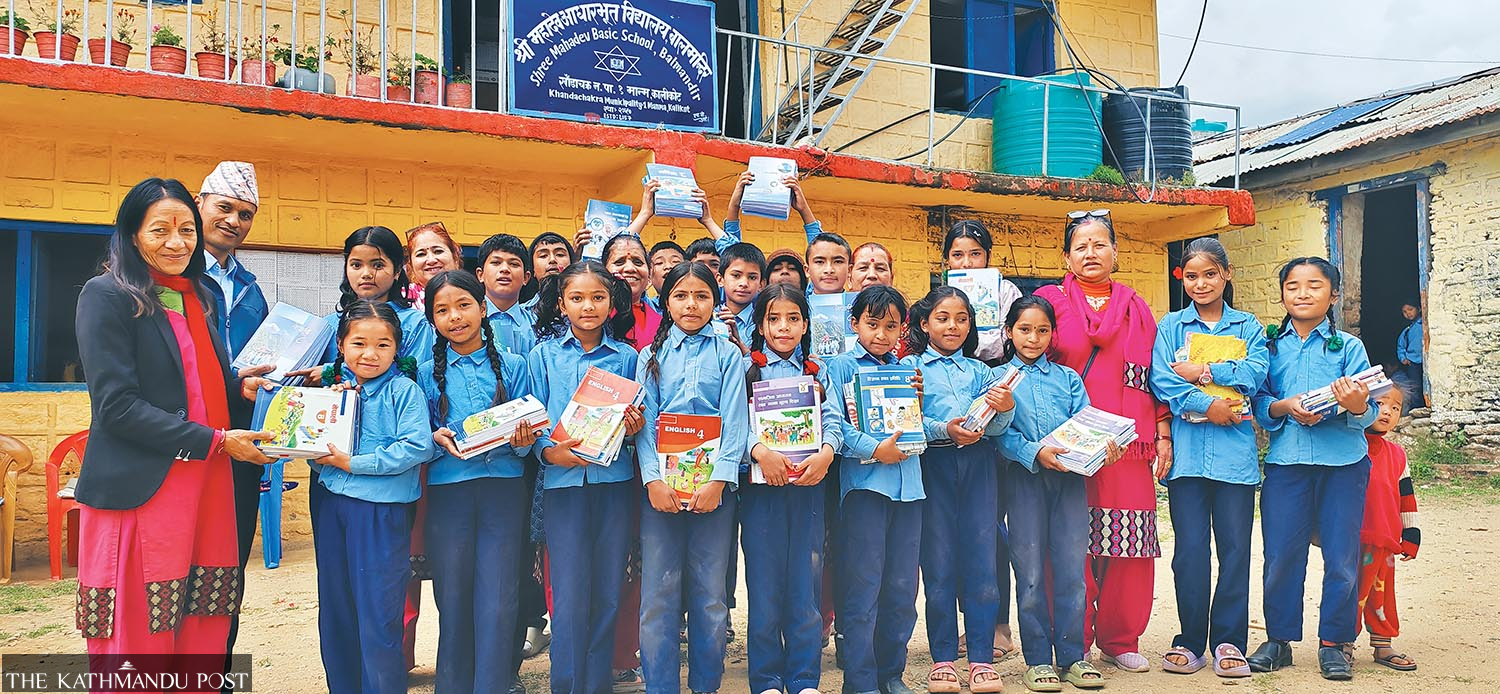 Pleasant surprise as Karnali students get free textbooks at enrolment