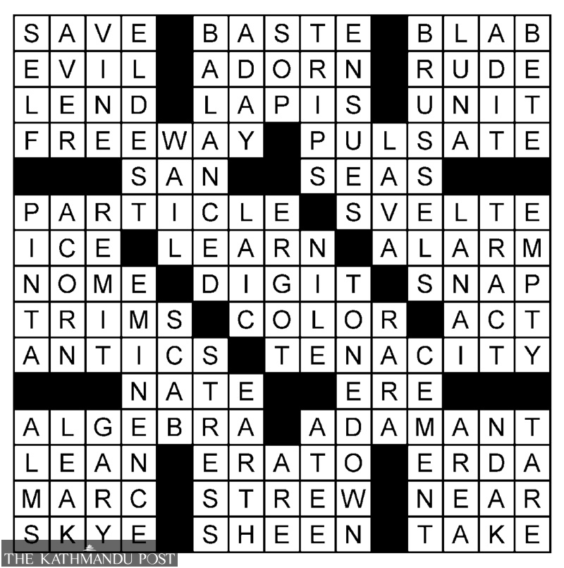 Crossword Puzzle - The Kathmandu Post